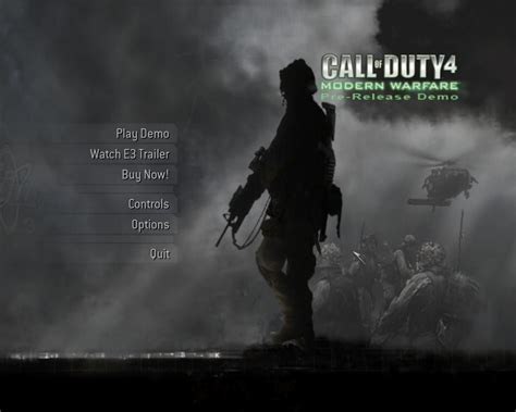 Call of Duty 4 la démo solo est arrivée