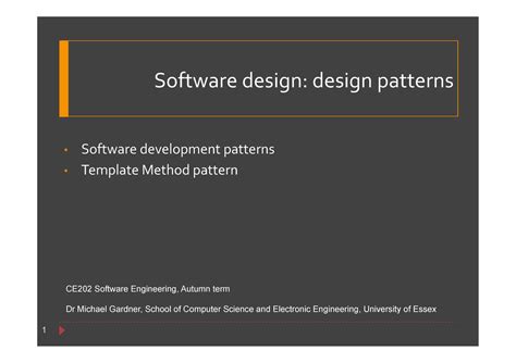 Design Patterns And Template Method Notes Software Design Design Patterns Software Studocu