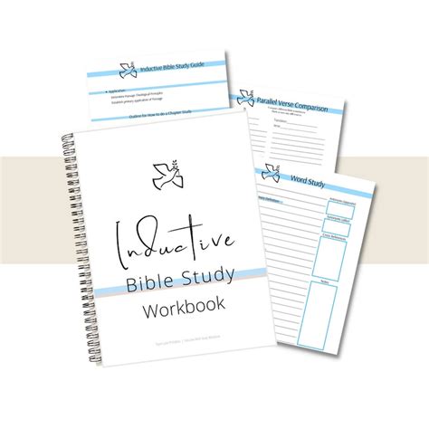 Inductive Bible Study Workbook Christian Womens Study Guide Pdf Etsy