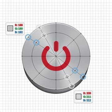 Create A Steel Vector Power Button Set Envato Tuts