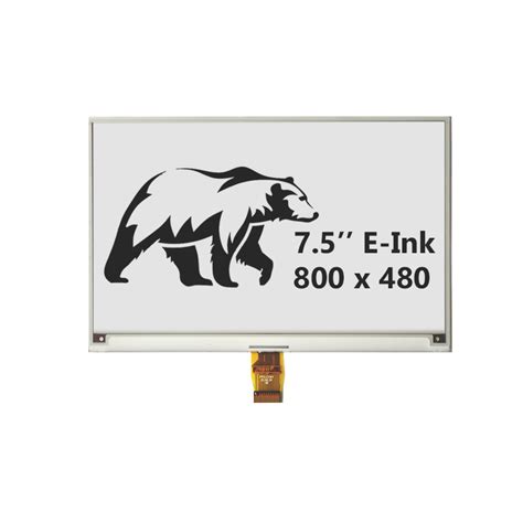 7 5 E Paper 800x480 Spi Interface Orient Display
