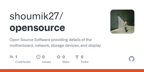 Github Shoumik27opensource Open Source Software Providing Details