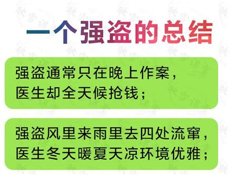 強盜VS醫生你覺得誰是最後的贏家一個強盜的總結太精闢了 每日頭條