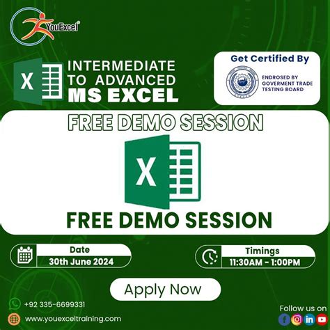 Msexcel Excelcertification Freeexcelclass Exceltraining Karachi Pakistan Advancedexcel