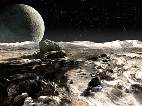Planet Pluto Surface
