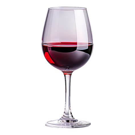 Elegant Red Wine Glass With Rich Burgundy Liquid 53718410 Png