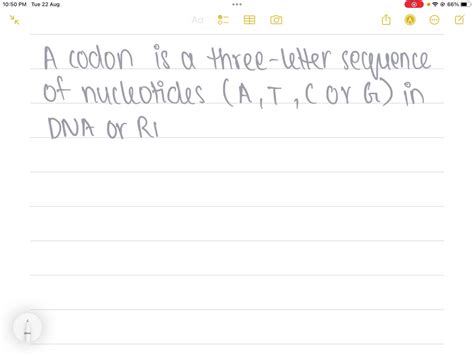 solved what is a codon how many codons are possible in the genetic code