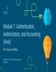 Understanding AAA Configure Authentication Authorization Course Hero