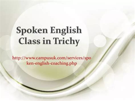 Ppt Spoken English Class In Trichy Powerpoint Presentation Free Download Id 7411008