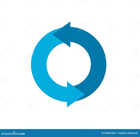 Reload Cycle Icon Loop Recycle Vector Illustration Stock Vector Illustration Of Design