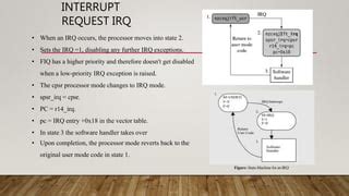 Arm Exceptions And Interrupt Controls Pptx Operating Systems Computer Software And
