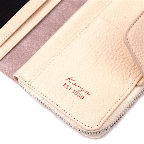 Жіночий гаманець із фактурної шкіри Karya 21153 — купити Гаманці жіночі шкіряні за вигідною