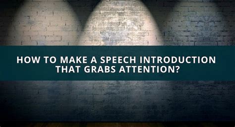 Attention Getter Examples For Self Introduction Speech Drinklery