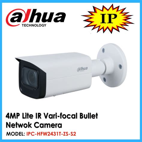 IPC HFW2431T ZS S2 4MP Lite IR Vari Focal Bullet Network Camera Lazada PH