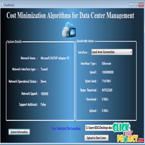 Cost Minimization Algorithms For Data Center Management Dotnet Clickmyproject