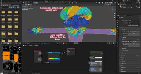 Random Color Per Uv Island Materials And Textures Blender Artists