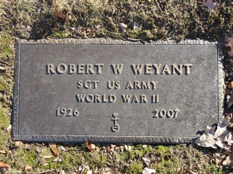 Robert Wesley “bob” Weyant 1926 2007 Find A Grave Memorial