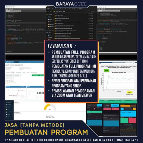 Jual Jasa Program Konsultasi Projek Tugas Akhir Elektro Mekatronika Robotik Arduino Raspberry