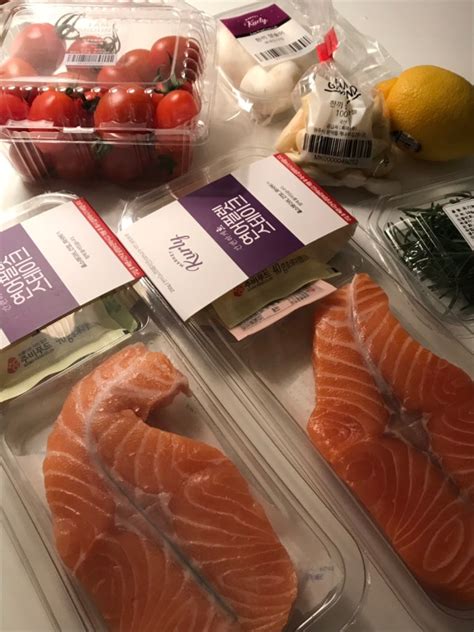 홈파티음식 추천 연어 파피요트 만들기 청어알파스타 오뎅탕 연어파피요트 마켓컬리 밀키트로 홈파티 🎉 네이버 블로그