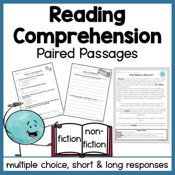 Rd Grade Reading Comprehension Passages And Questions With Close