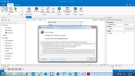 Load Jar Java Scope Is Throwing Exception In The Second Iteration Of