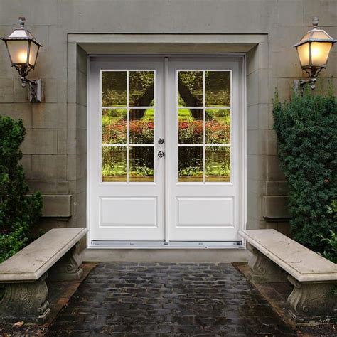 Double Door Exterior Prehung Exterior Doors The Home Depot