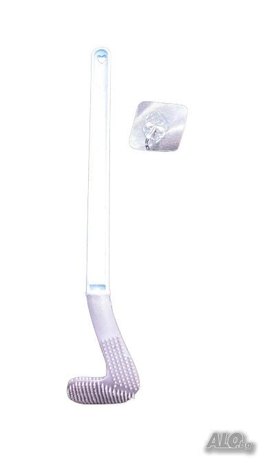 Силиконова четка за ефективно почистване на тоалетна Аксесоари Всичко за банята Русе С