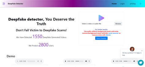 Deepfake Detector Best Deepfake Voice And Video Generated