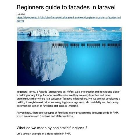 Beginners Guide To Facades In Laravel