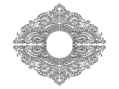 Abstract Linear Ornamental Design Element Tattoos Stock Vector Image By ©