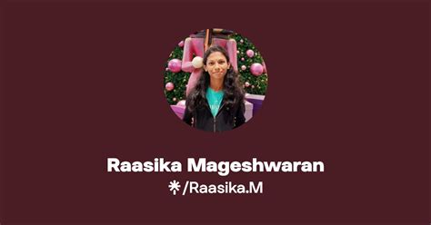 Raasika Mageshwaran Instagram Linktree