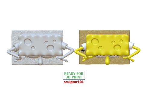 3d File Spongebob Squarepants 3d Printable Model・model To Download And 3d Print・cults