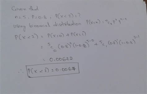 Assume The Random Variable X Has A Binomial Distribution With The Given