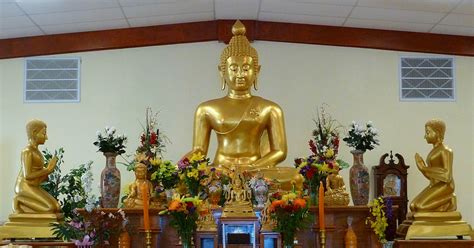 วัดพุทธสามัคคีวนาราม ภาพภายในศาลาวัด Inside The Temple Pavilion