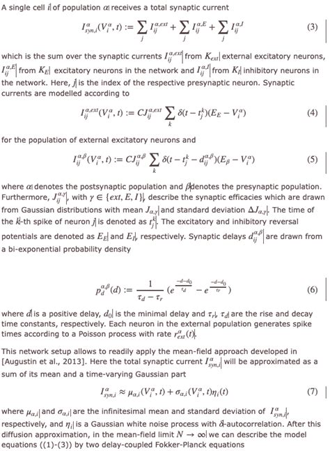 Mean Field Reductions Of Spiking Neural Networks TU Berlin