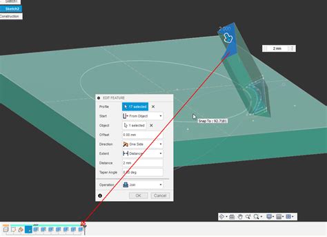 Extrude Cut Extrude Join Combine Not Working As Expected