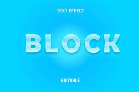 Block Text Effect Graphic By 5amil Studio55 Creative Fabrica