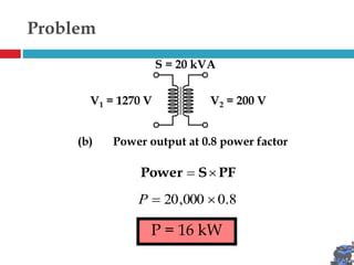 Transformer Losses Efficiency Ppsx