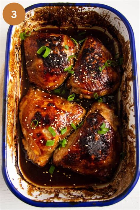 Teriyaki Chicken Thighs In The Oven Where Is My Spoon