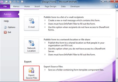 Where Is The Source File Saved In Infopath 2010 2013 2016 2019 And 365