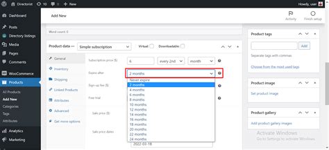 Create WooCommerce Subscription Docs
