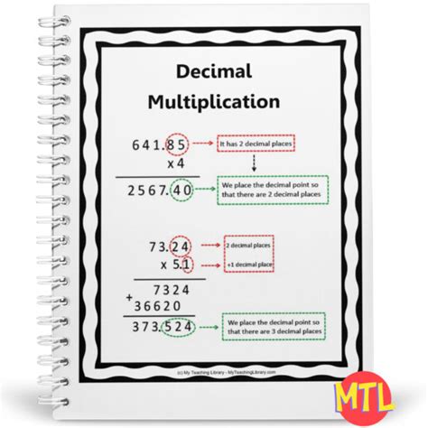 Decimal Multiplication Workbook My Teaching Library Decimal Multiplication Workbook My Teaching Library