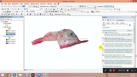 clip tools for raster datasets in arcgis software youtube
