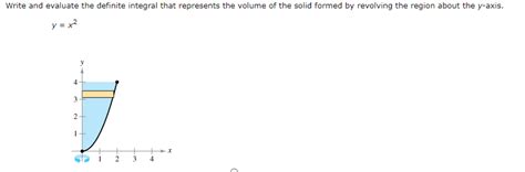 Solved Write And Evaluate The Definite Integral That Chegg
