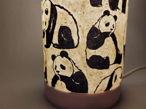 Lampe Pandas Création Artisanale