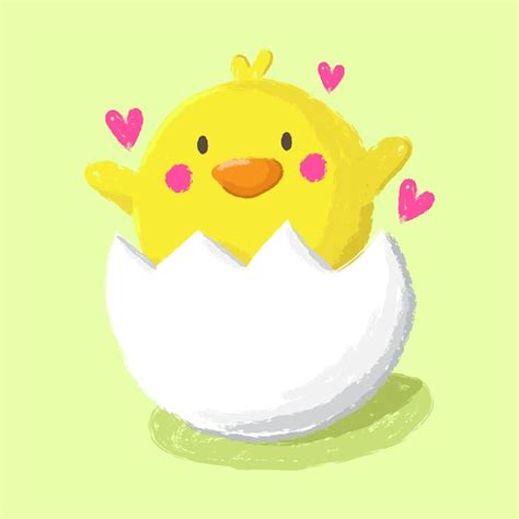 손으로 그린 크레용 그림 무료 벡터