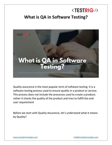 Ppt What Is Qa Software Testing Powerpoint Presentation Free Download Id10949147