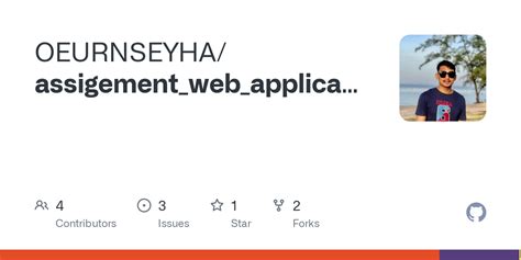 Github Oeurnseyhaassigementwebapplication