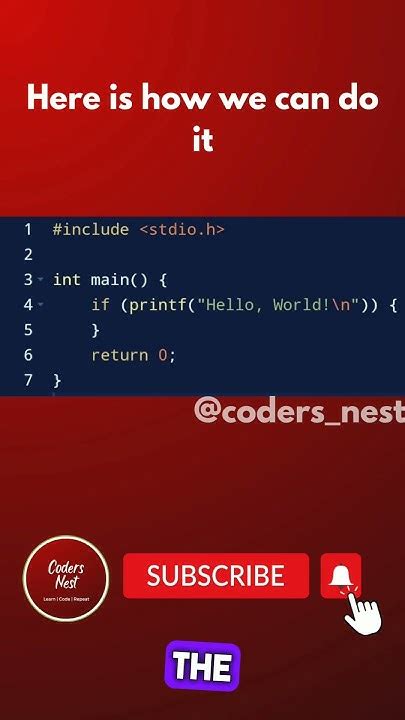 Tricky Question Q2 How To Print Hello World In C Without Semicolon