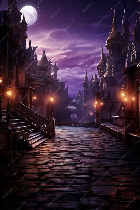 Premium Photo Backdrop Of Fantasy Castle Backdrop Castle Towers